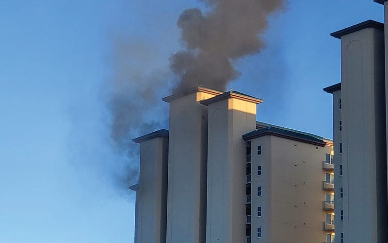 Summerwind evacuated after rooftop fire | Navarre Press