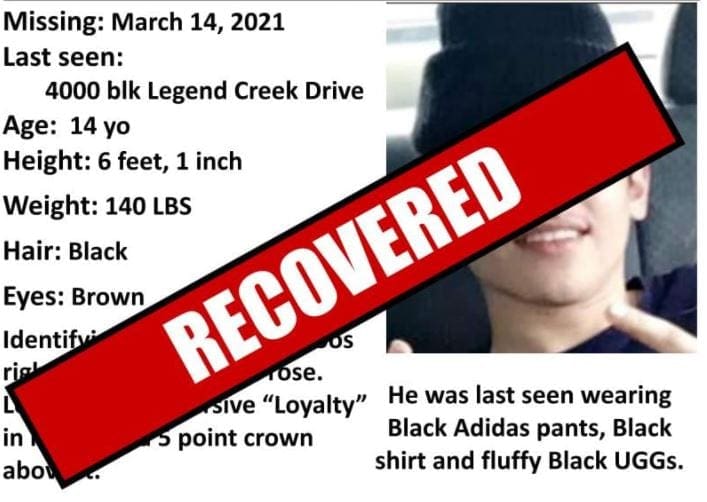 Missing Milton teen's body found in wooded lot | Navarre Press