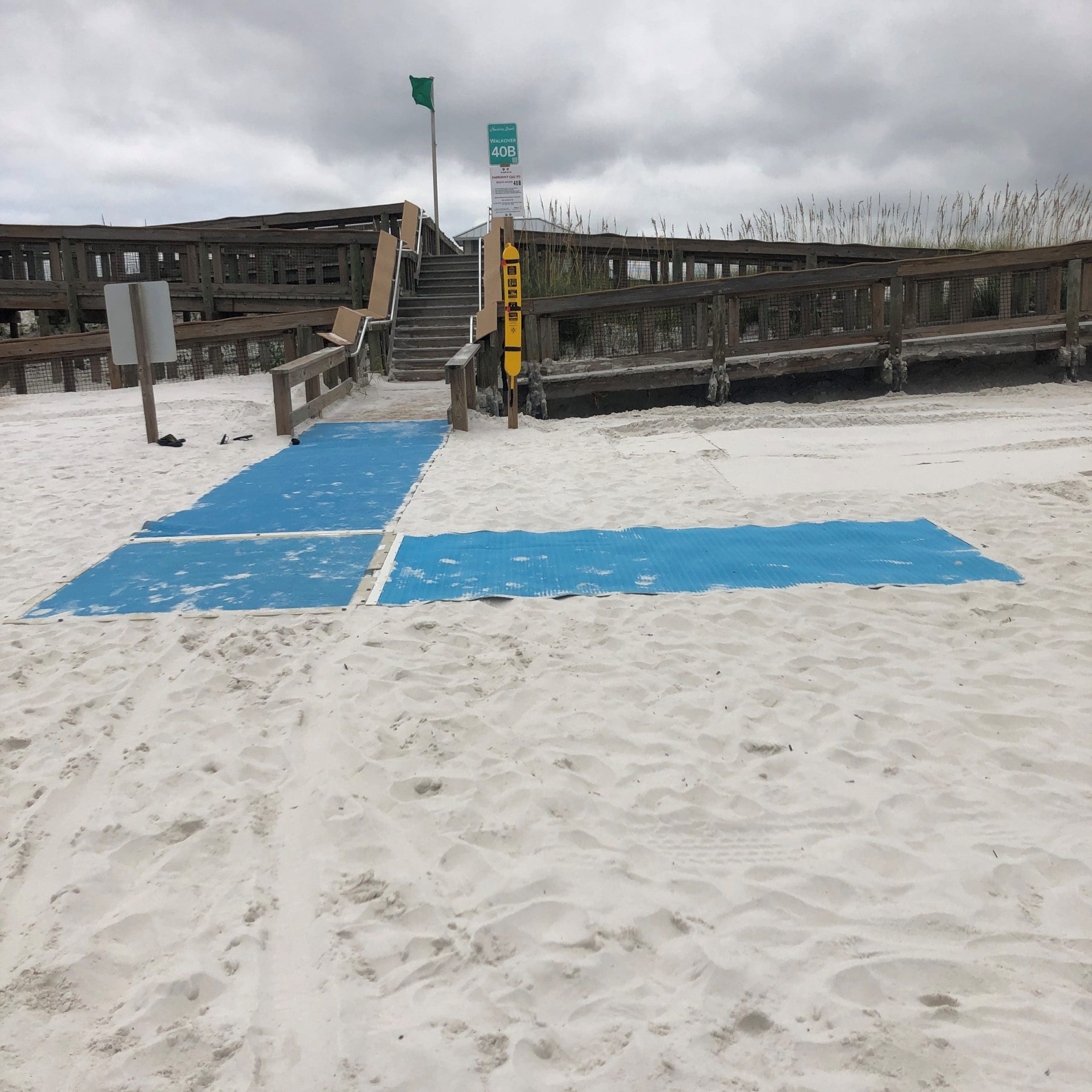 Wheelchair accessible mats return to Navarre Beach | Navarre Press