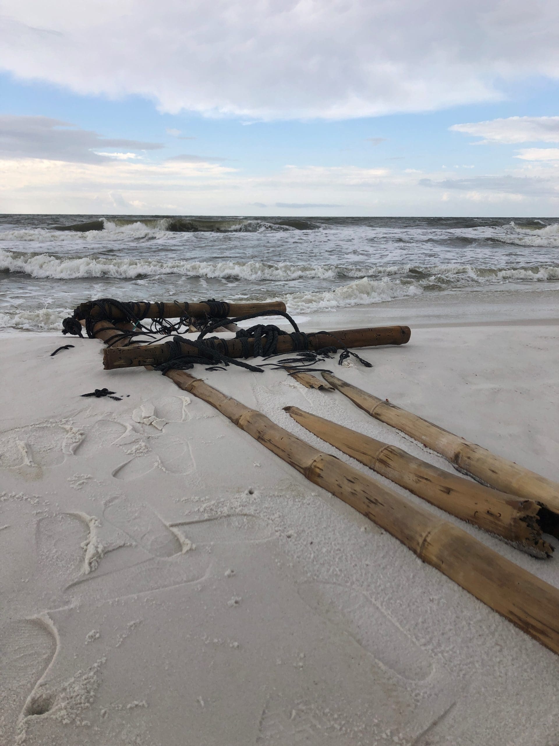 Navarre couple discovers 'Robinson's raft' washed up on beach | Navarre ...