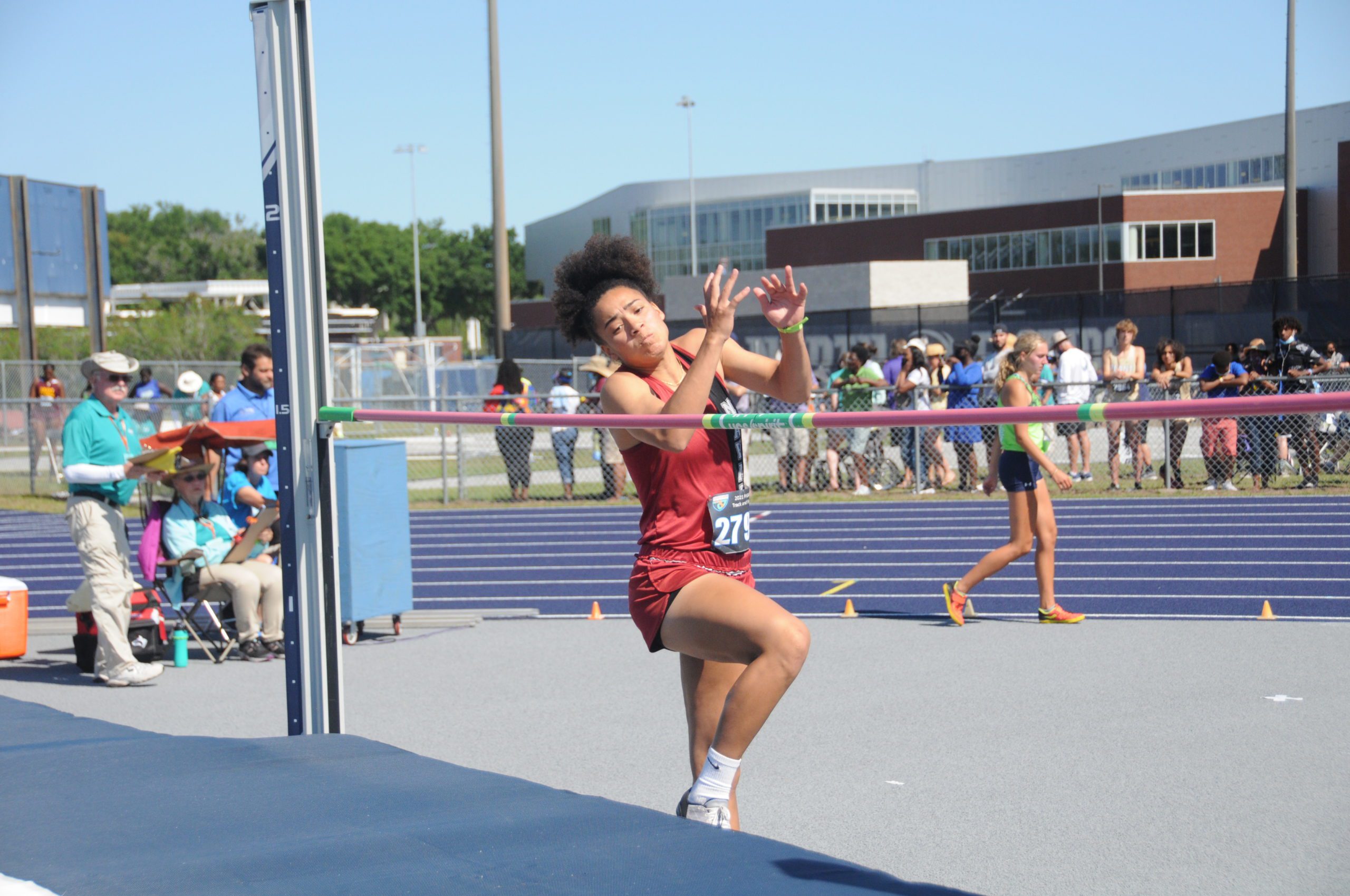 Jumping for success: Rachel Leggett wins state title in high jump ...