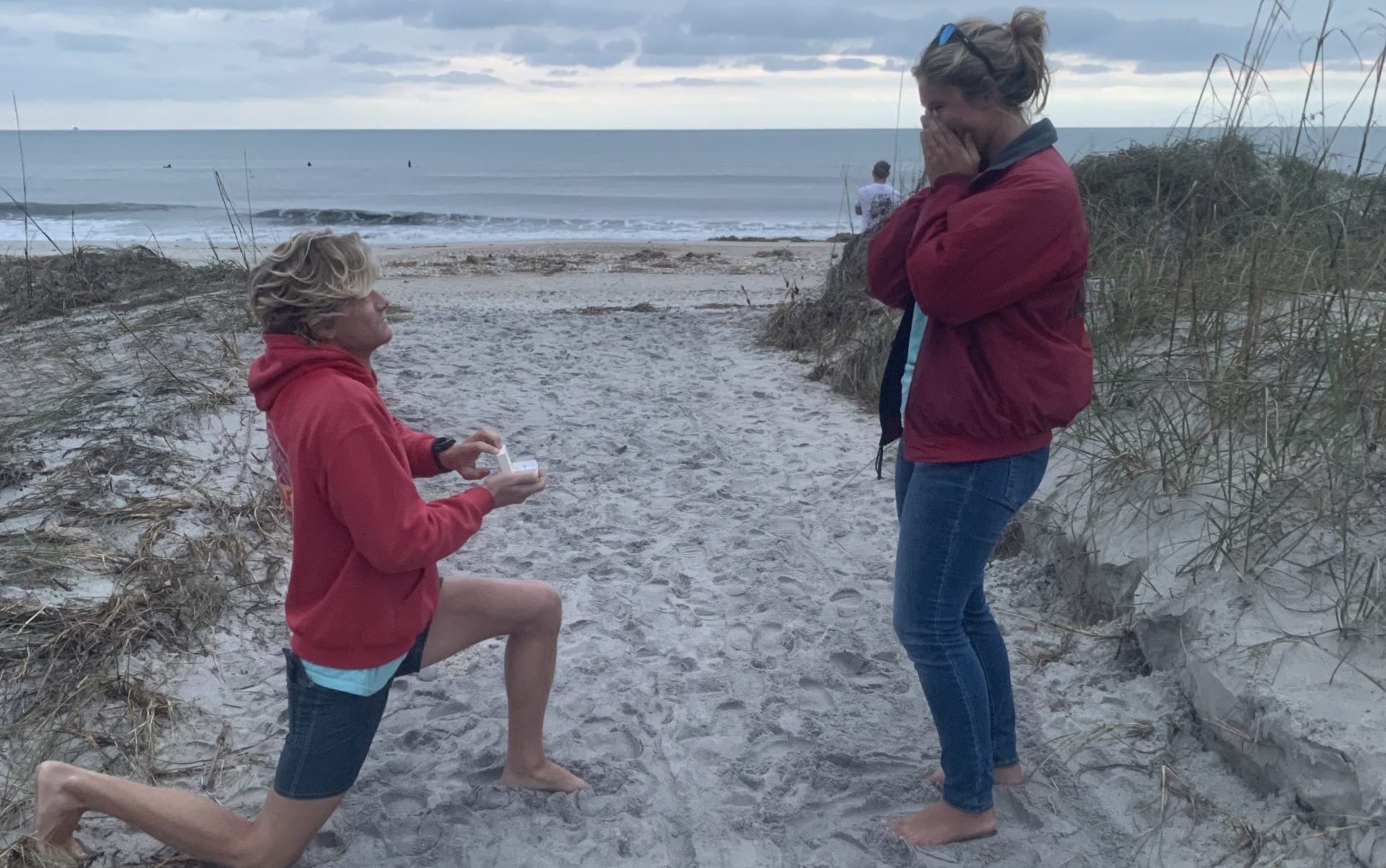 Navarre Beach Lifeguards get engaged | Navarre Press