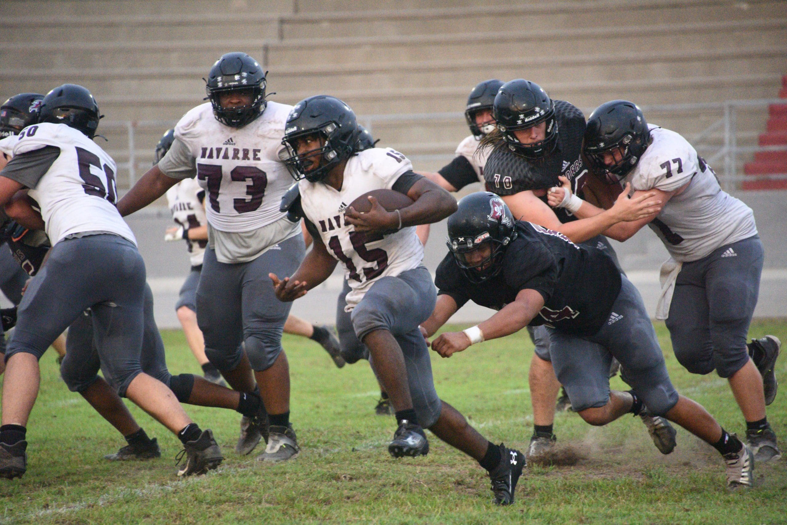 Raiders see progress in latest scrimmage | Navarre Press