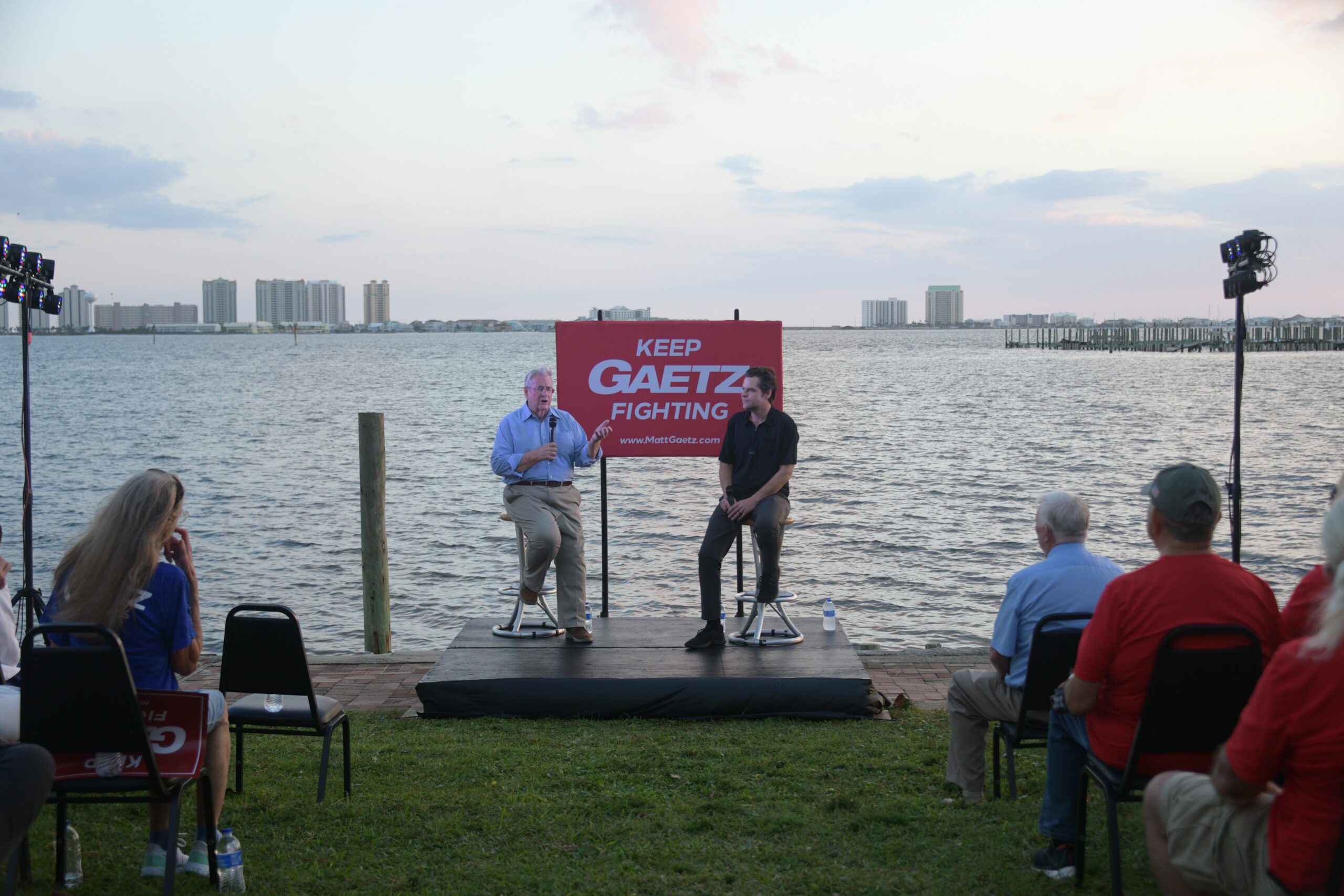 Matt and Don Gaetz hold rally in Navarre | Navarre Press