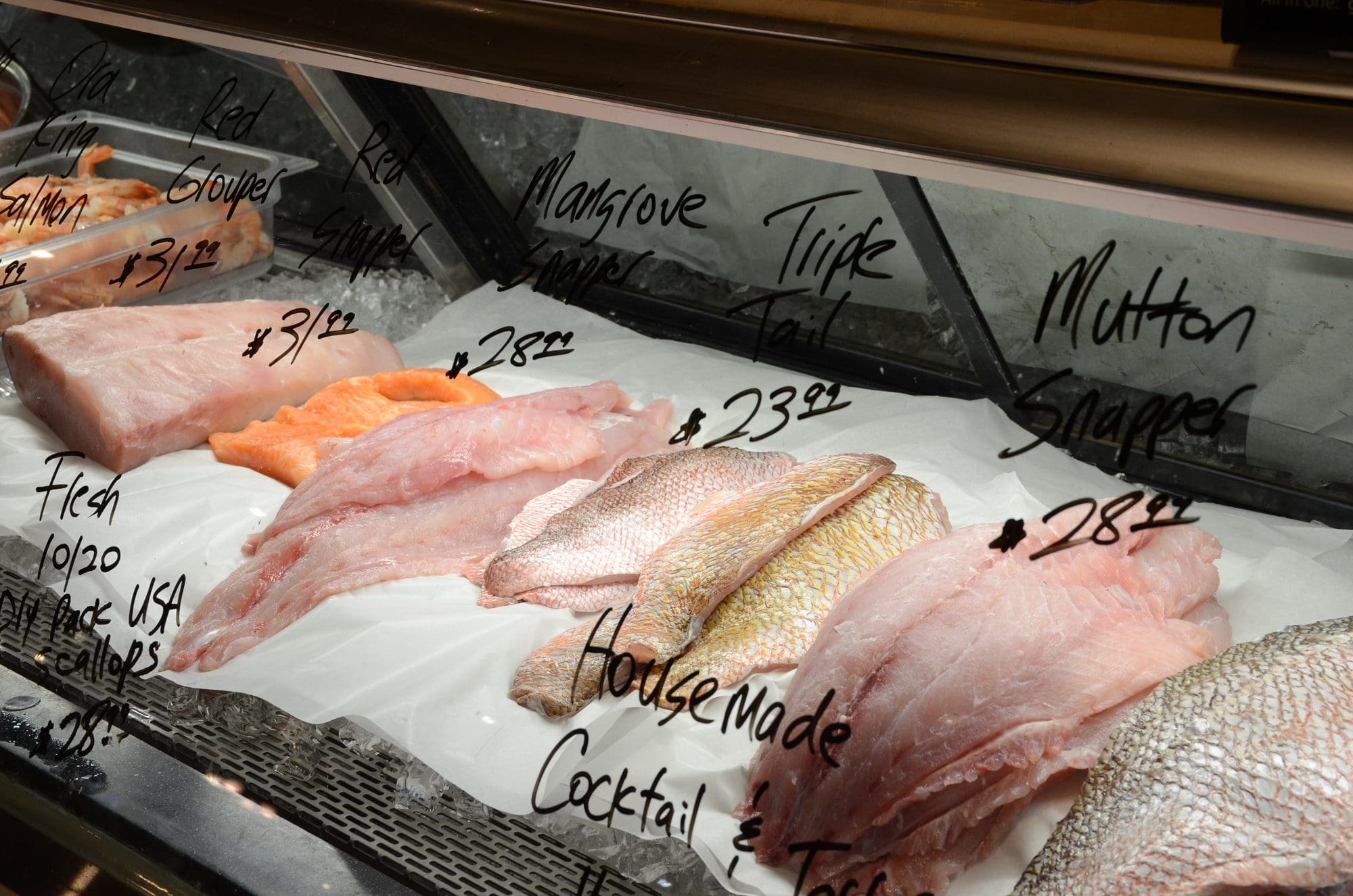 Fresh seafood market and catering at Where Y’at | Navarre Press