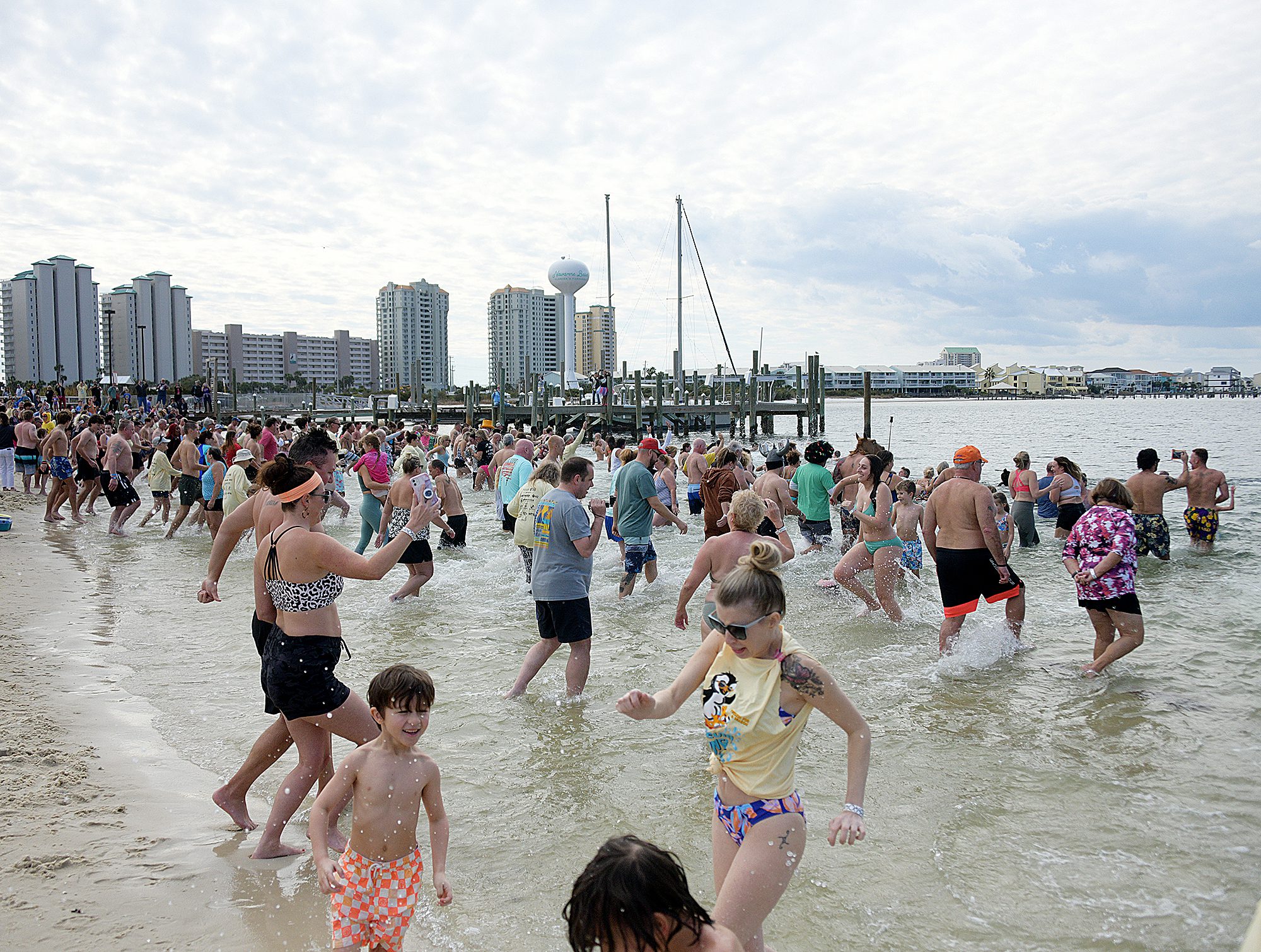 Three cheers (and plunges) for the New Year! | Navarre Press Three cheers (and plunges) for the New Year! | Navarre Press