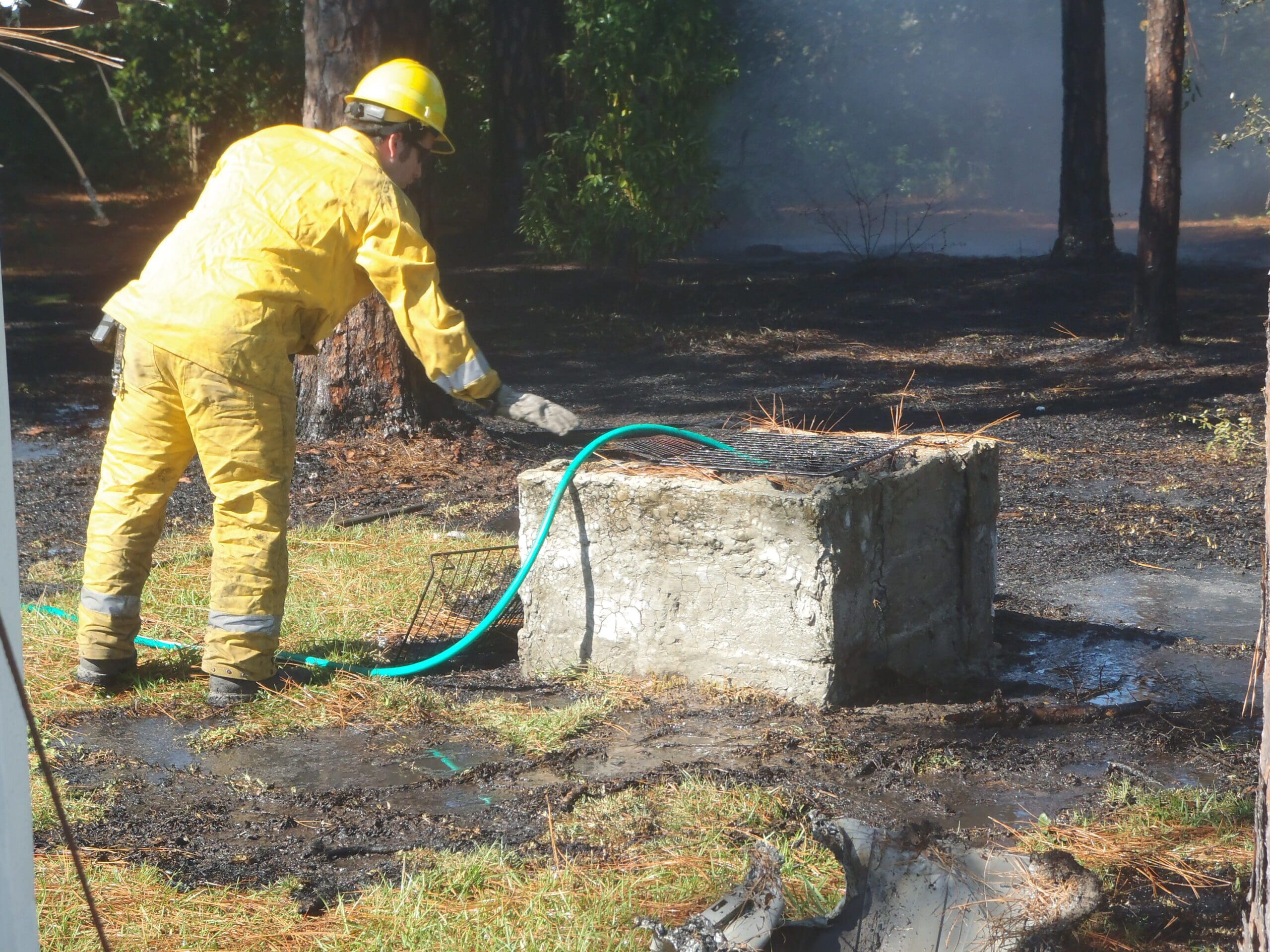 Trash fire leads to call to fire district | Navarre Press