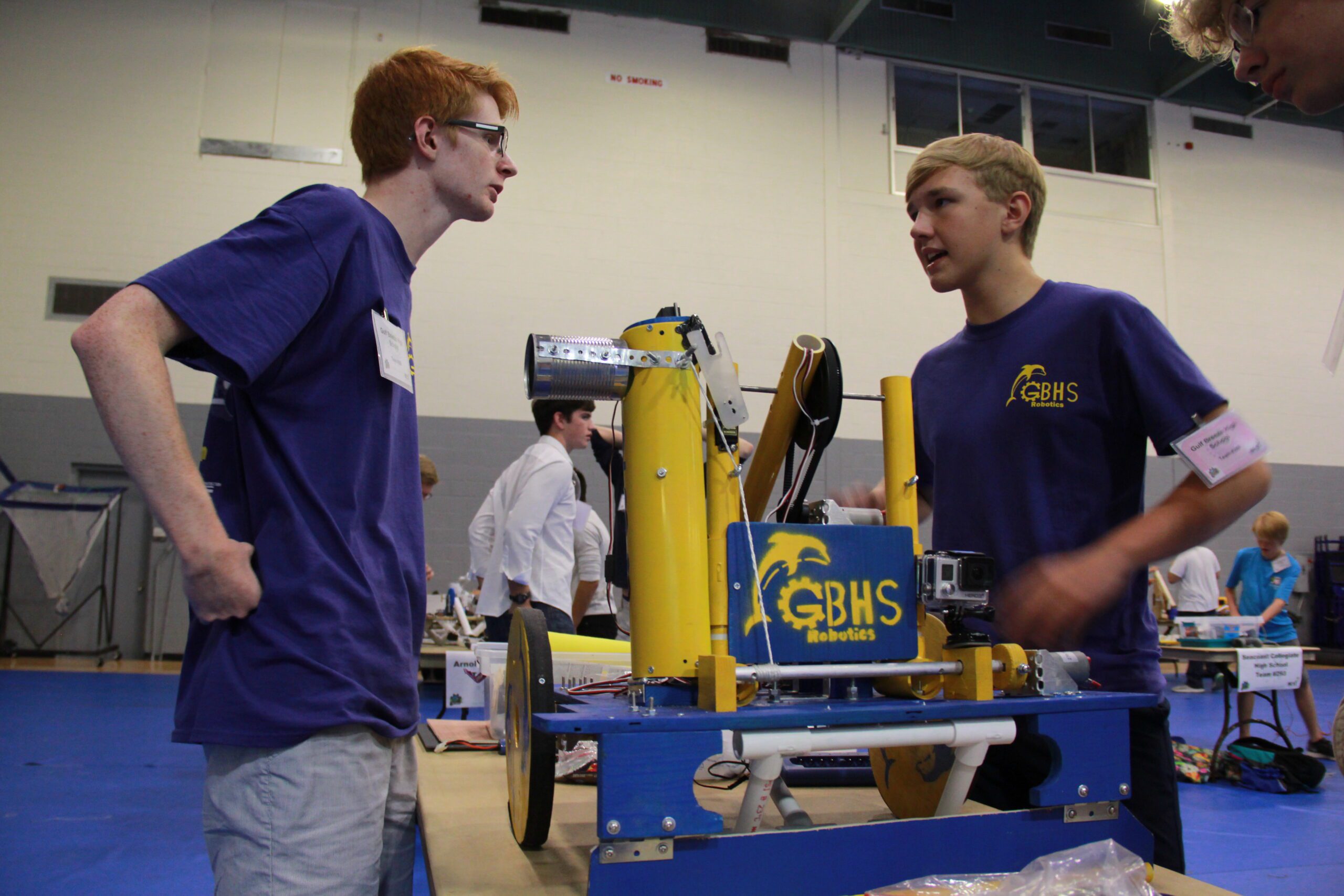 Students gain real world know how in bot building competition | Navarre ...