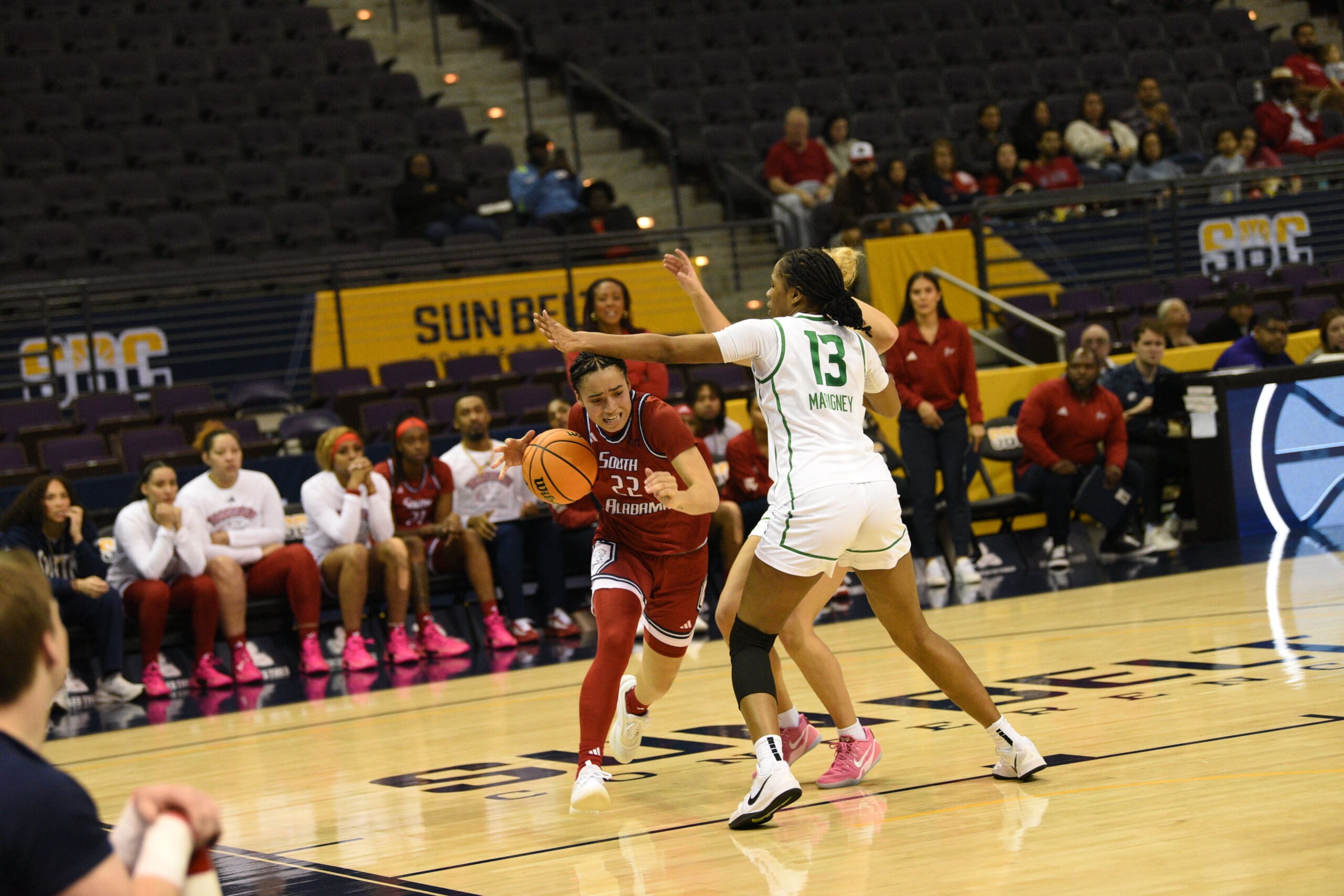 Leggett's junior season with Jaguars ends in Sun Belt Tourney | Navarre ...