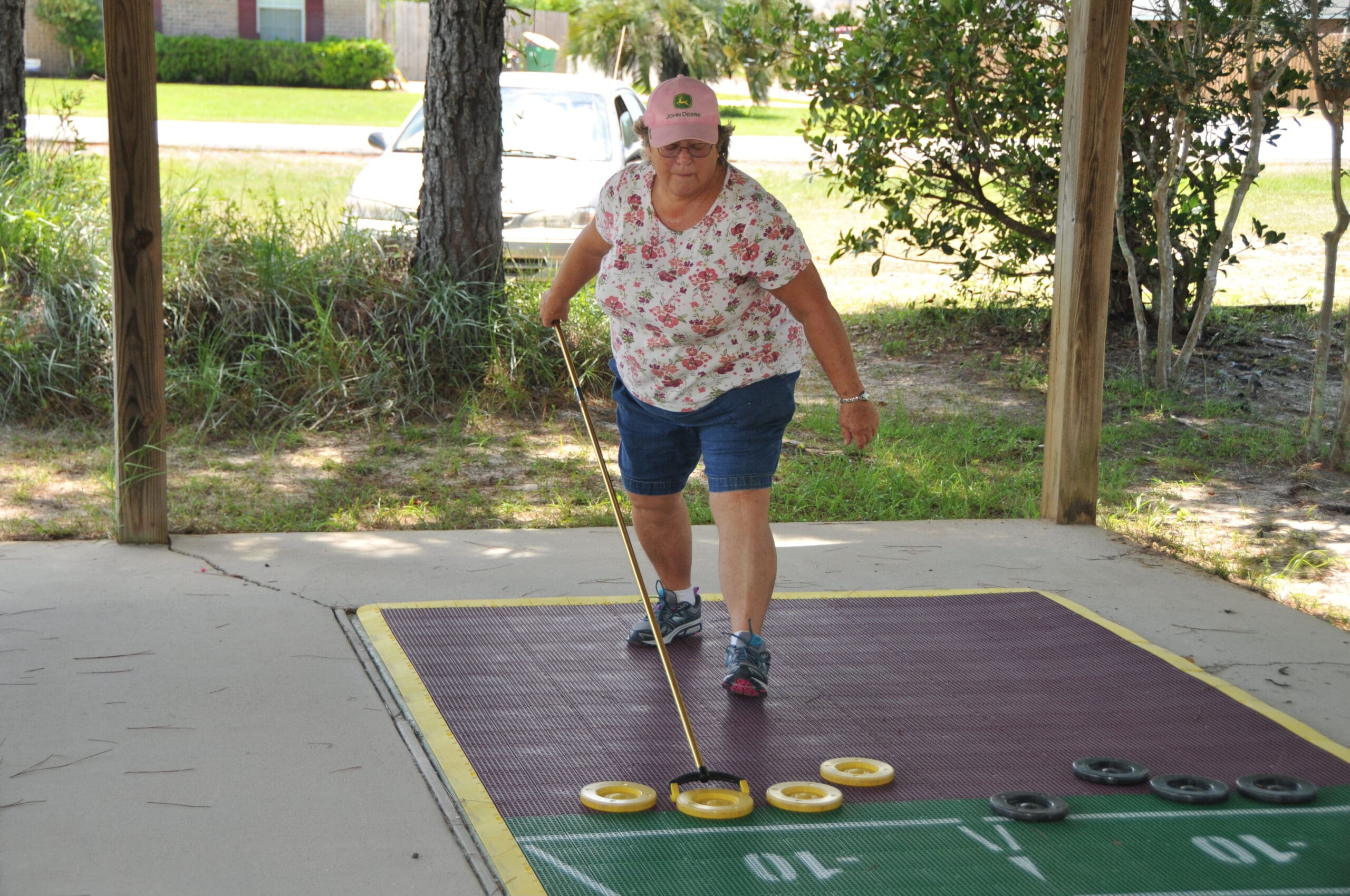 New shuffleboard courts at senior center ready for play | Navarre Press