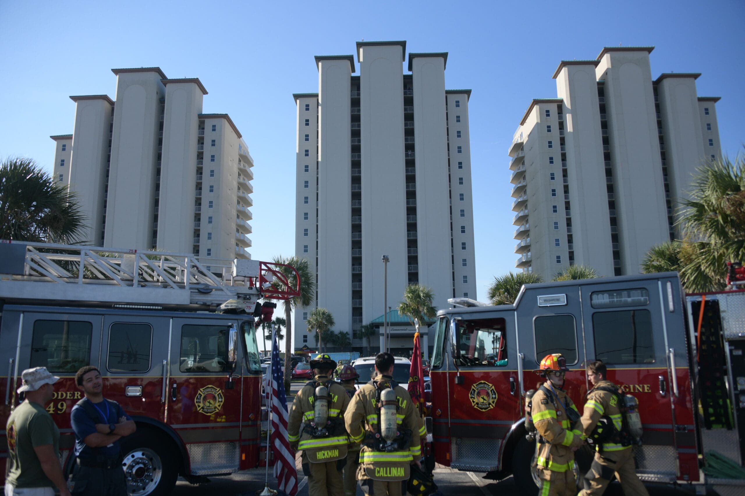 Firefighters climb stairs at Summerwind Condos in honor of 9/11 first ...